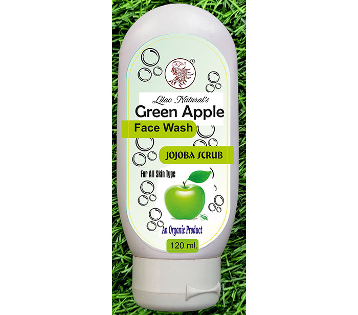 Green Apple Facewash | Lilac the Best Organic Cosmetics Brand